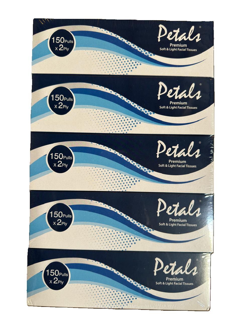 Petals – Premium Facial Tissue - 2 Ply, 150 Sheets - Eventa Plus